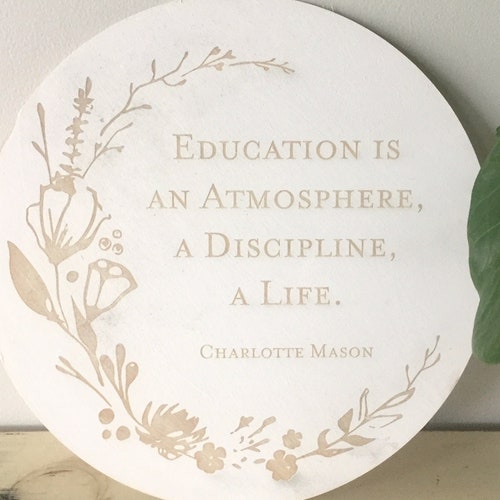 Education is an Atmosphere Charlotte Mason Short Sleeve - Etsy