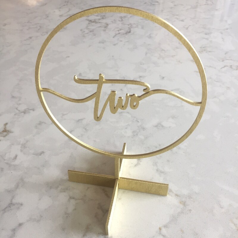 Circle Table Numbers - Etsy