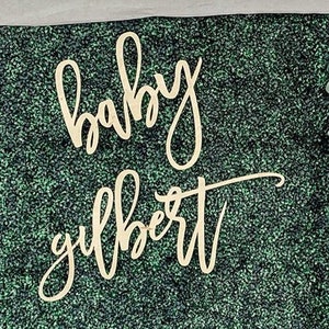 Large Custom Baby Name Sign / Baby Shower Sign / Custom Name Sign ...