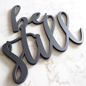 Be Still Sign, Wood Be Still Sign, Chic Decor, Rustic Wood Sign, Wood ...