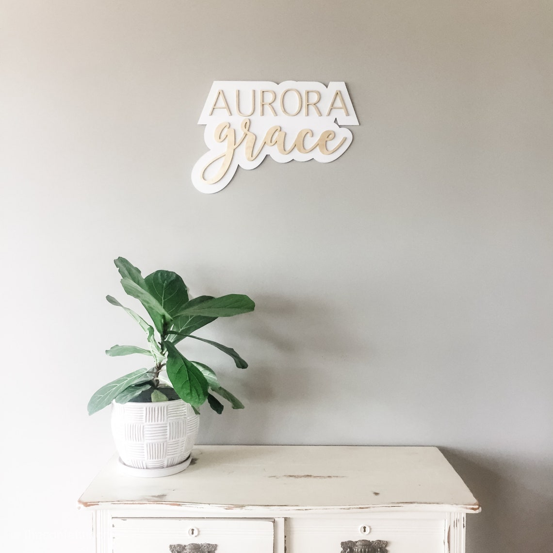 Stacked Custom Wooden Name Sign / Wedding Sign / Custom Name - Etsy