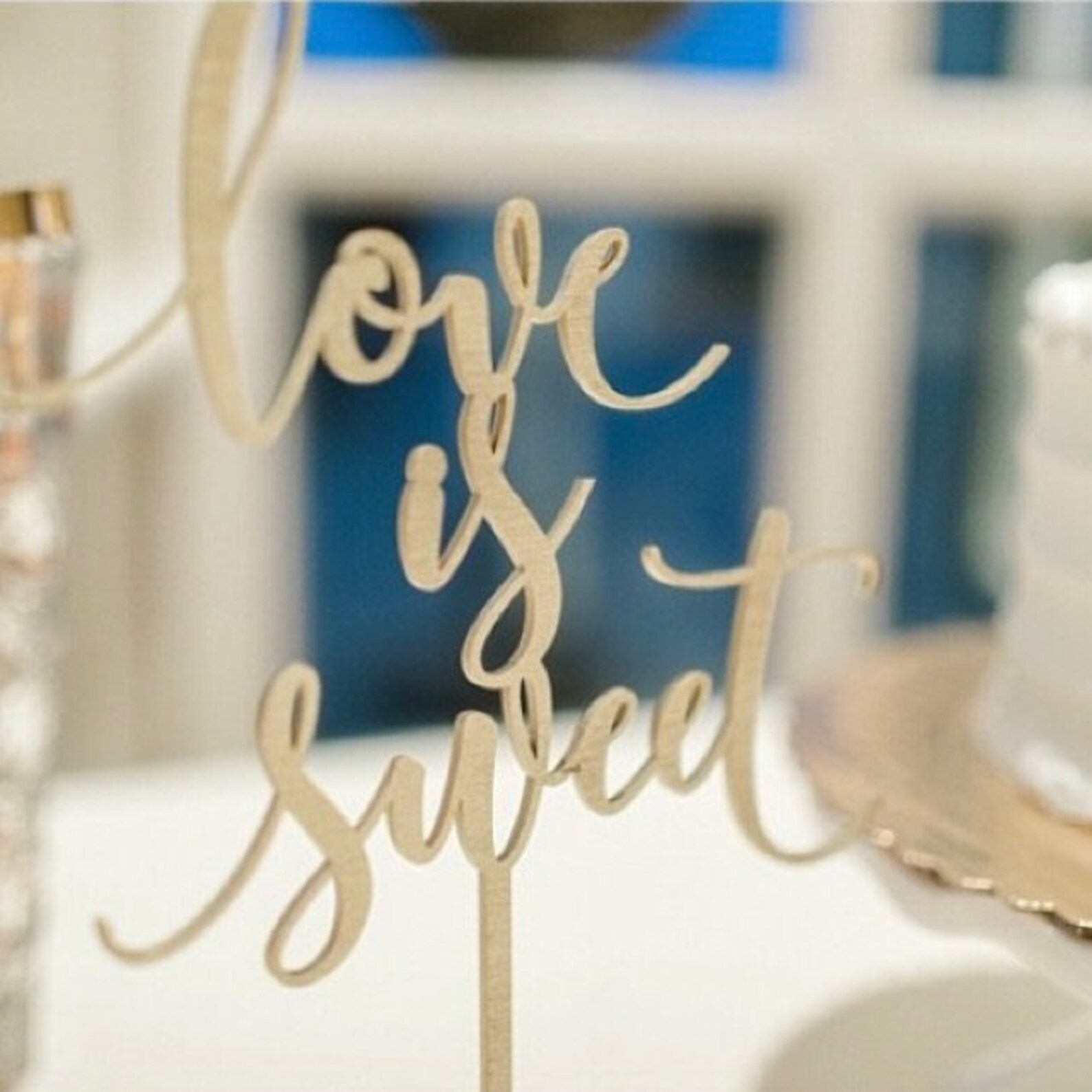 Love is Sweet Sign // Wedding Sign // Wedding Decor // Free Standing ...