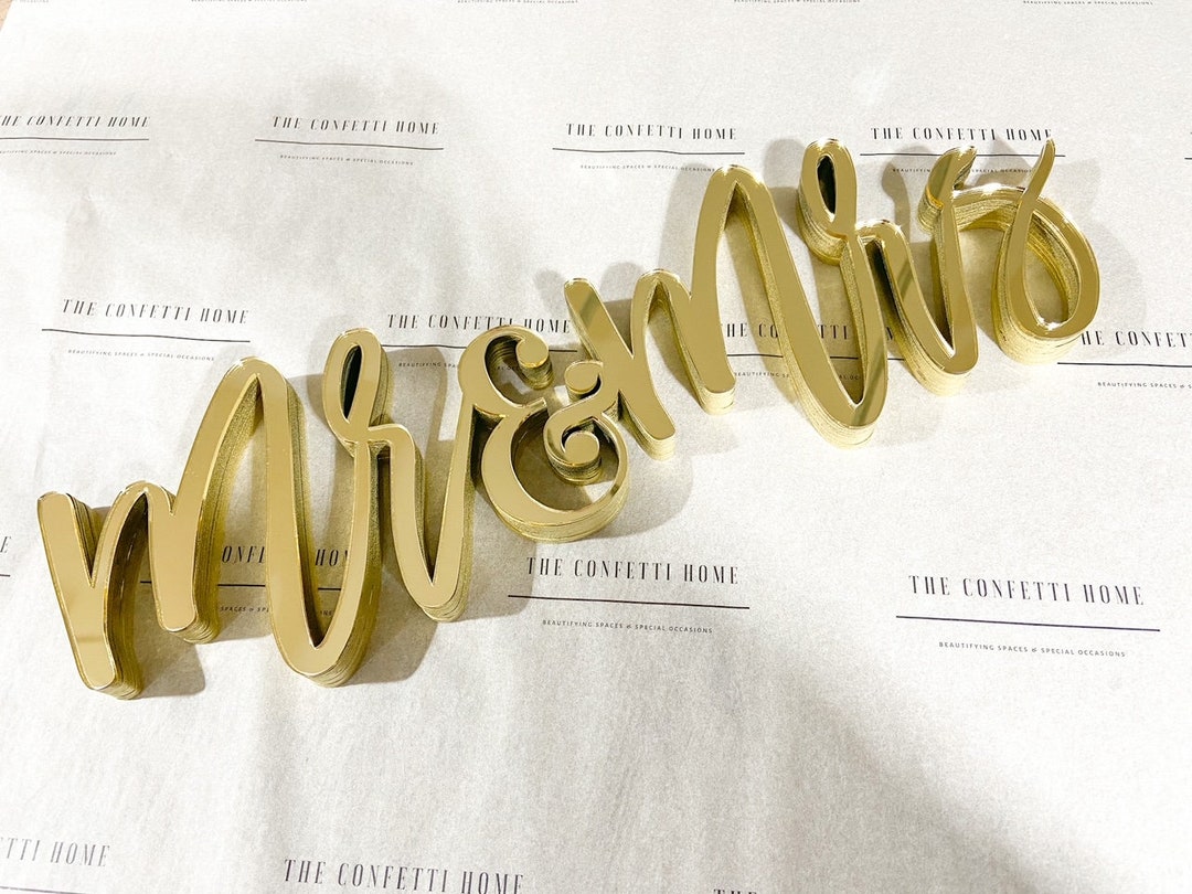 Sweetheart Mr&mrs Table Sign / Wedding Table Sign / Mr and Mrs Sign ...