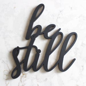 Be Still Sign, Wood Be Still Sign, Chic Decor, Rustic Wood Sign, Wood ...