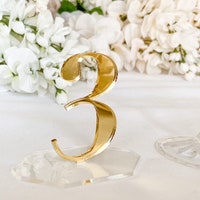 Gold Table Numbers - Etsy