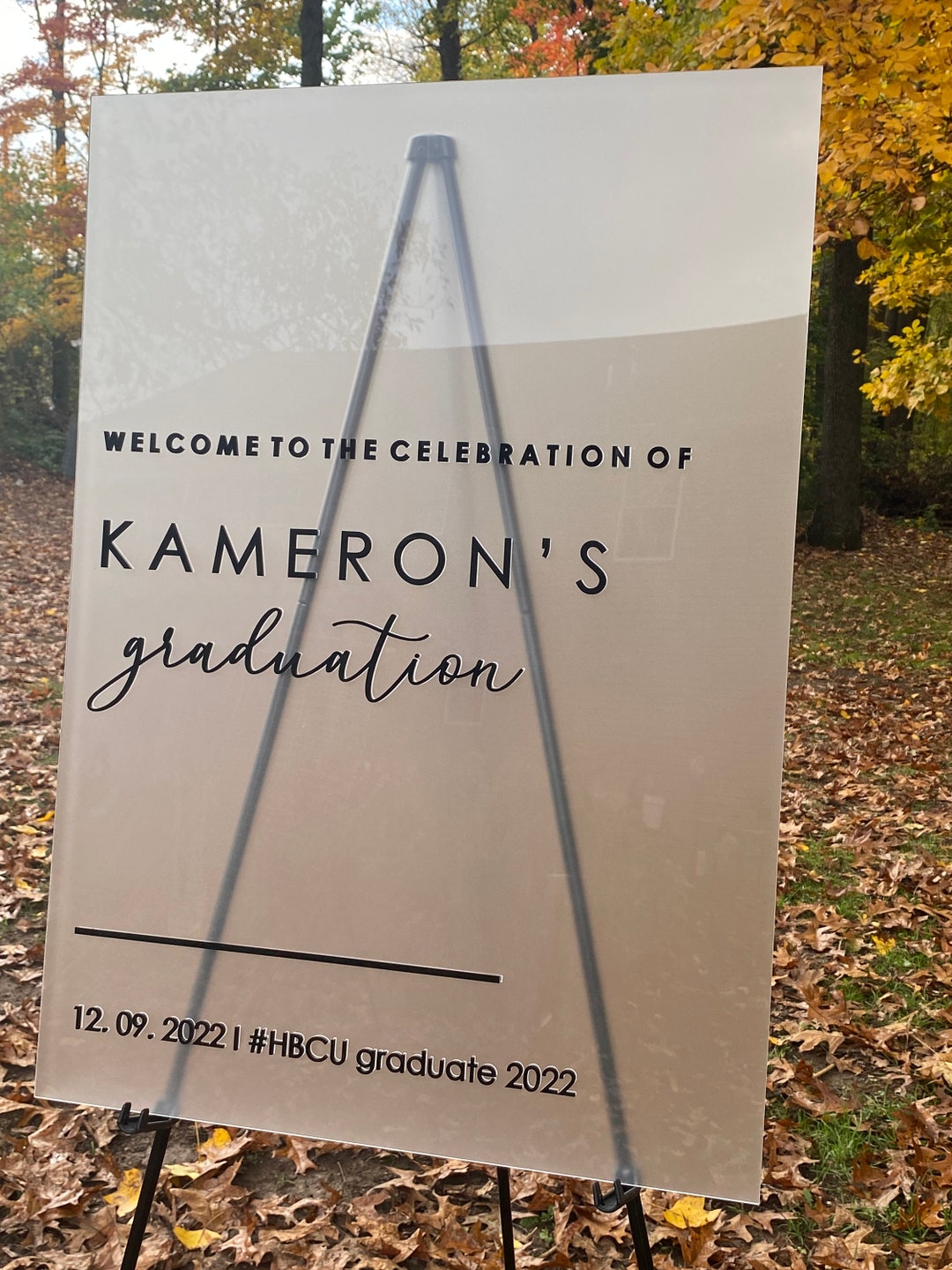 Graduation Welcome Sign, Welcome to Our Acrylic Sign, Graduation Sign ...