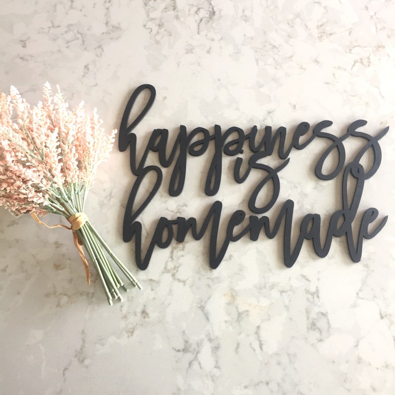 Happiness is Homemade Sign, Happy Sign, Porch Decor, Welcome Decor ...