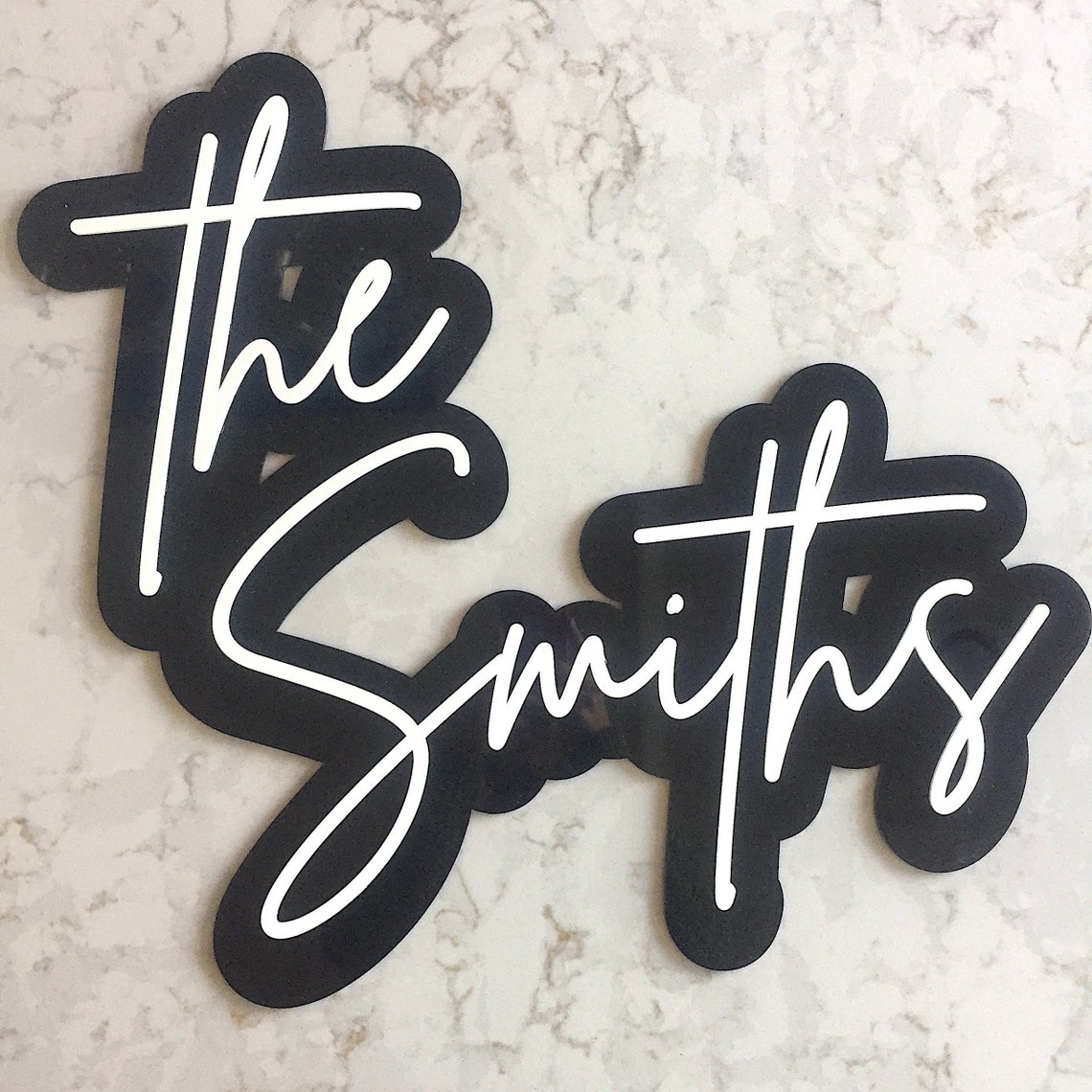 Large Layered Custom Name Sign / Wedding Sign / Custom Name - Etsy