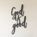 God is Good, Happy Sign, Porch Decor, Welcome Decor, Rustic Wood Sign ...