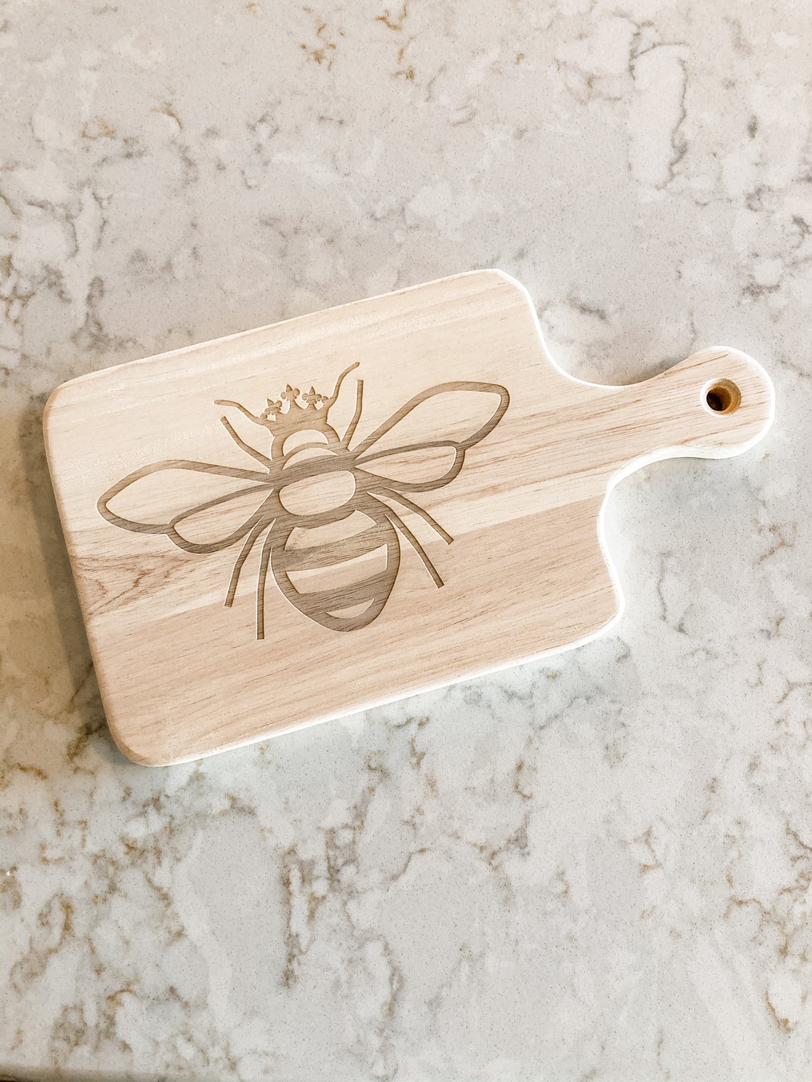 Queen Bee Cutting Board // Bee Cutting Board // Queen Bee Decor ...
