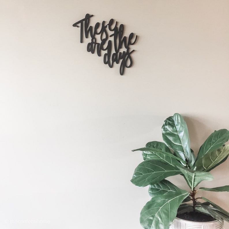 These Are the Days Sign, Wood Love Sign, Porch Décor, Welcome Décor ...