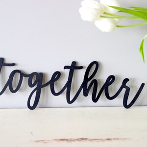 Together Sign, Wood Together Sign, Home Décor, Gather Décor ...
