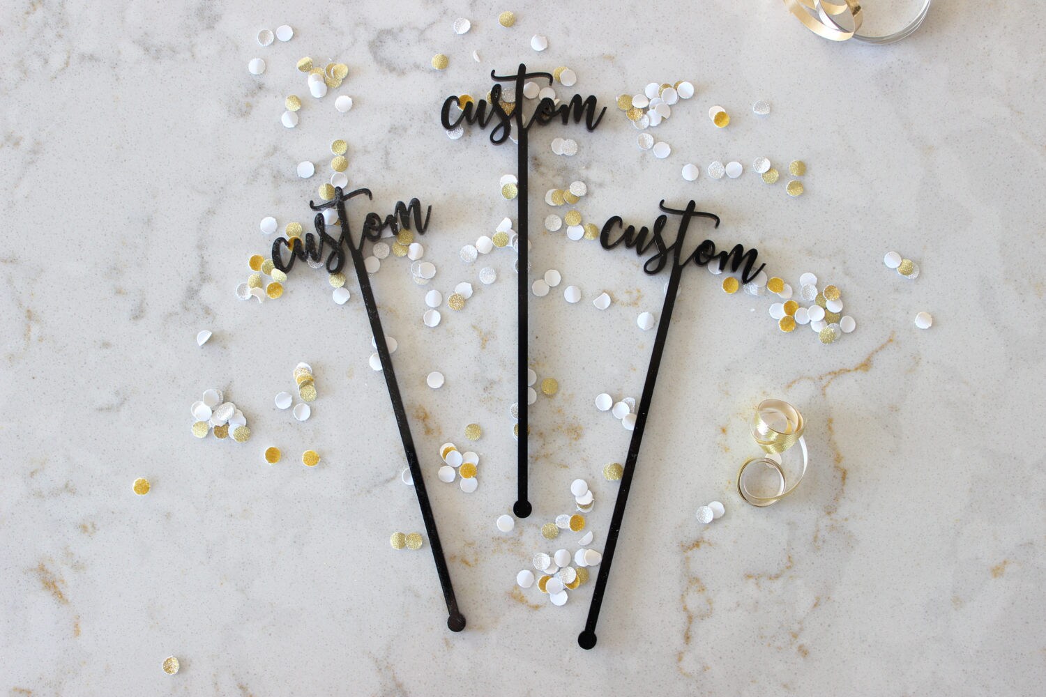 Custom Drink Stirrers // Drink Stirrers // Bridal Shower // - Etsy