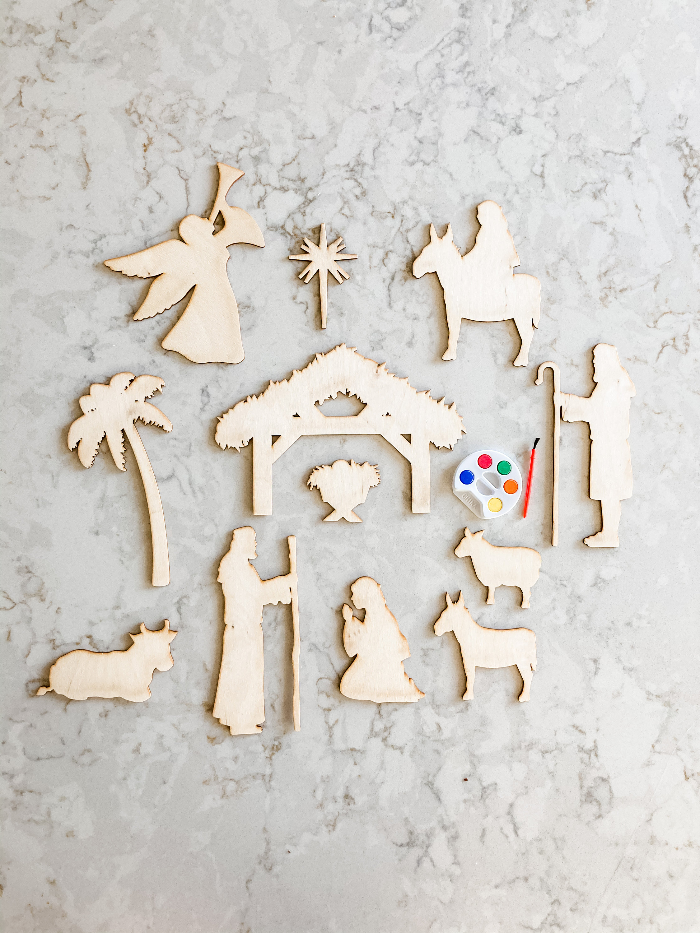 Nativity Paintable Set // Paintable Set // Christmas Set // Christmas ...