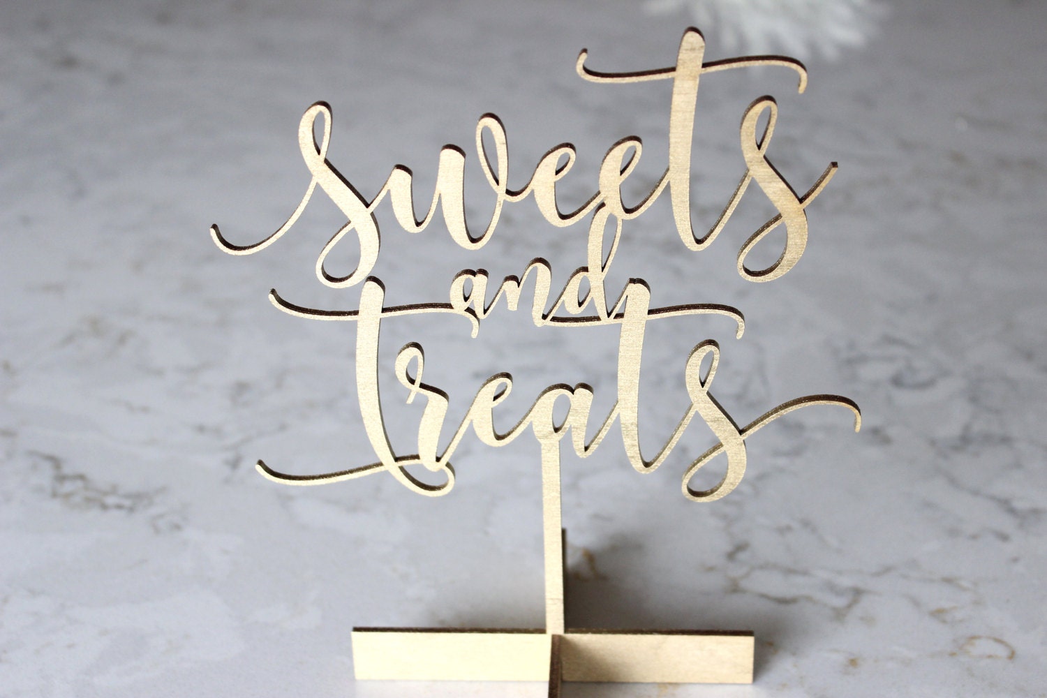 Laser Cut Sweets and Treats Sign // Wedding Sign // Wedding - Etsy