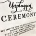 Unplugged Wedding Sign / Unplugged Ceremony Sign / Wedding Signs ...