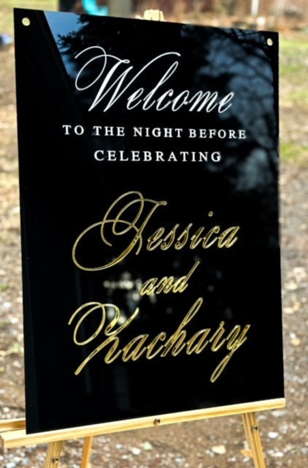 Welcome to the Night Before Sign, Custom Night Before Sign, Welcome ...