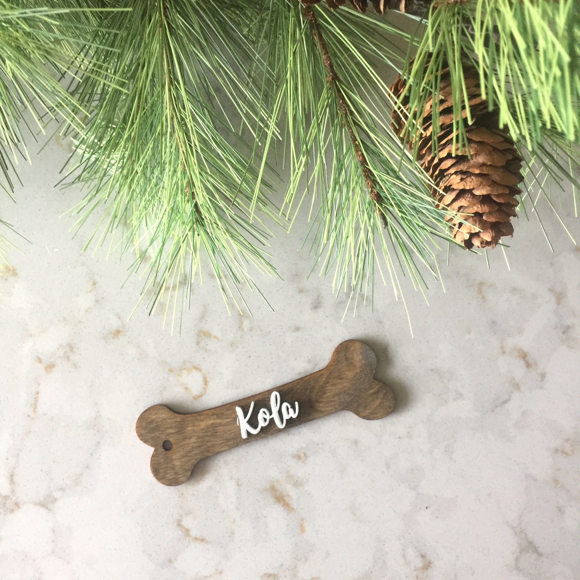 Custom Dog Stocking Hangers // Puppy Stocking Name Signs // | Etsy