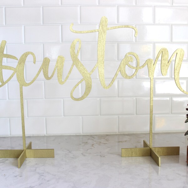 Custom Hashtag Sign - Etsy