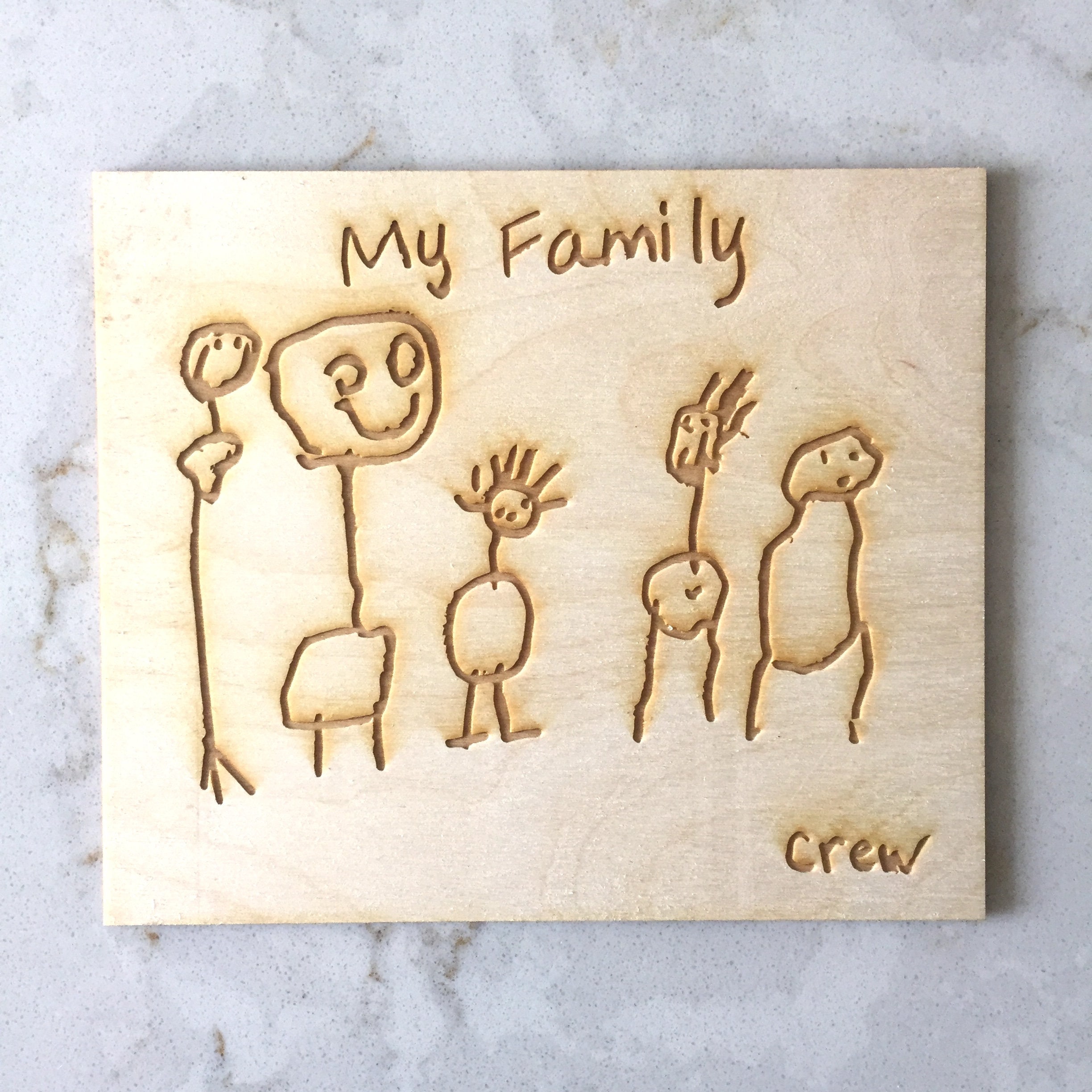 Kids Art Sign // Engraved Kids Art Sign // Home Decor - Etsy