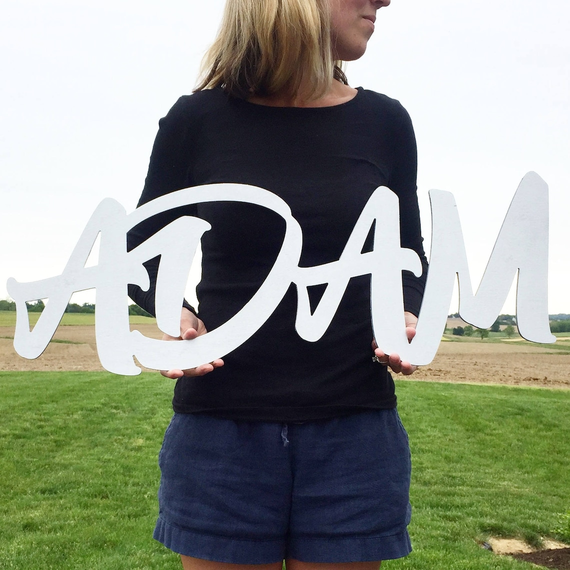 30 Large Laser Cut Custom Sign // Custom Name Sign // - Etsy