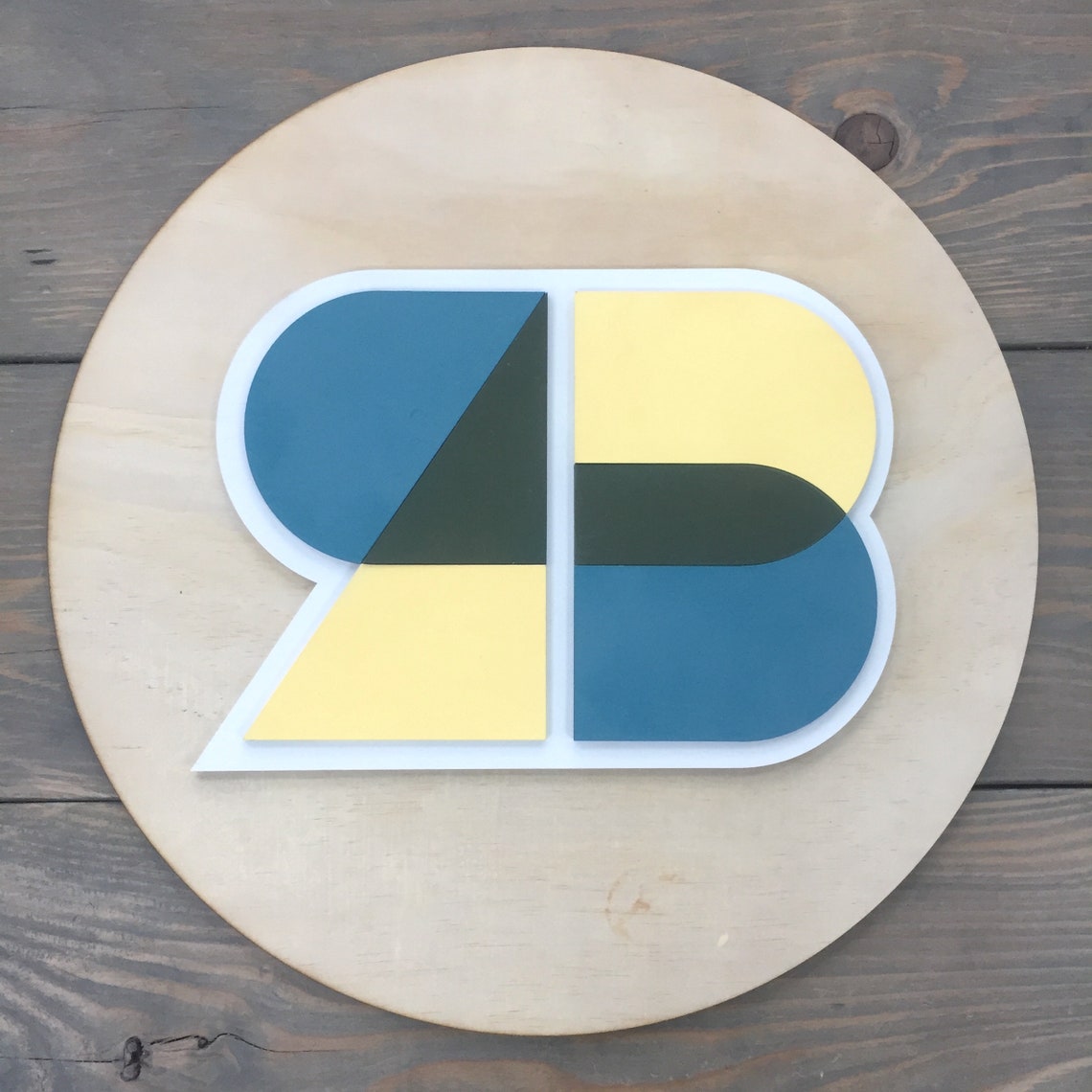 Round Business Logo // Logo Signage // Logo Sign // Business - Etsy