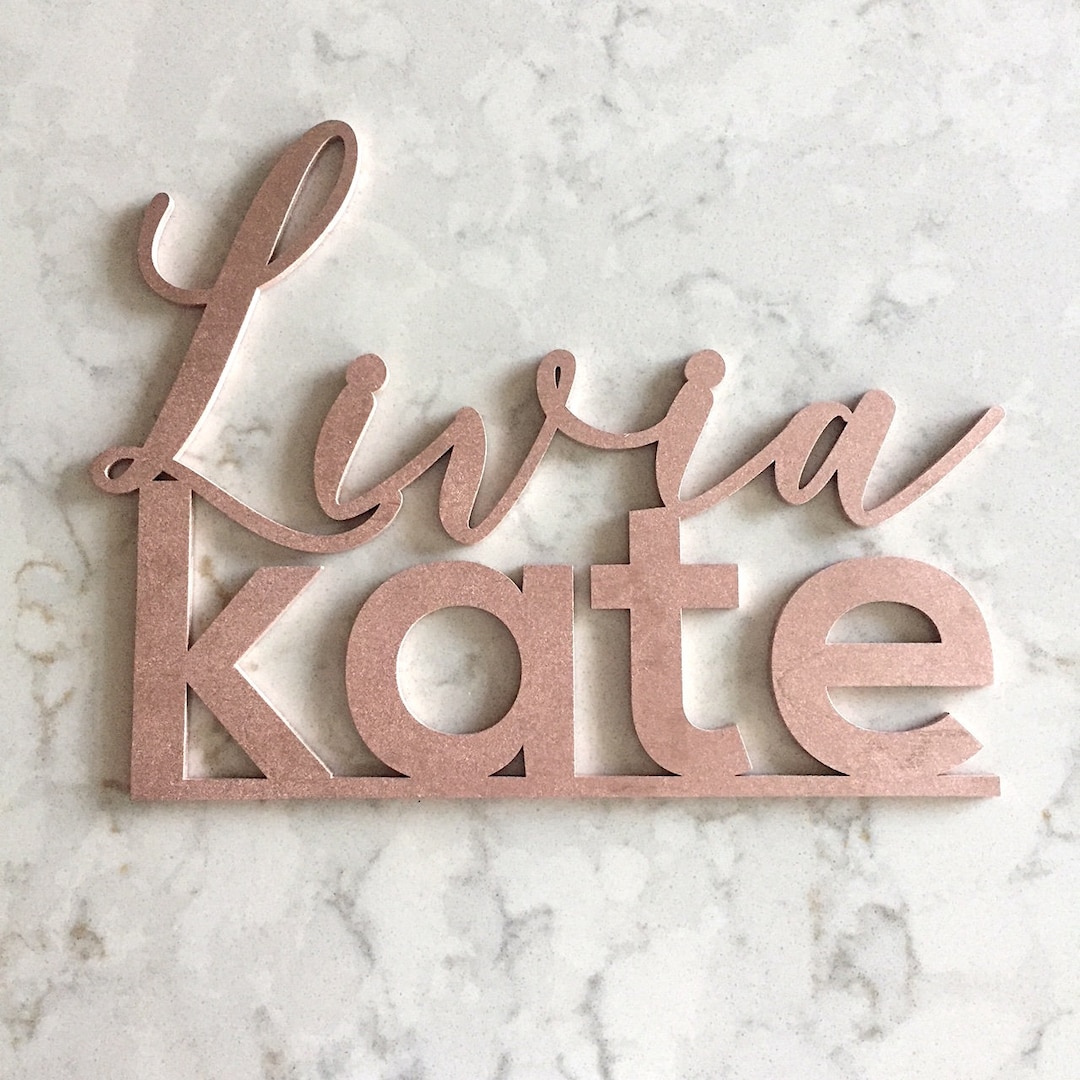 Personalized Wooden Name Sign, Nursery Name Sign, Personalized Name ...