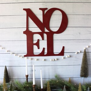 Noel Sign, Wood NOEL Sign, Christmas Decor, Holiday Decor, Rustic Wood ...