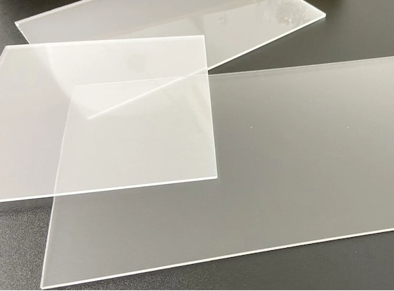 Large Acrylic Sheets Frosted Acrylic Sheets Clear Acrylic Sheets Glowforge Acrylic Sheets Blank Frosted Acrylic Blank Clear Acrylic Etsy