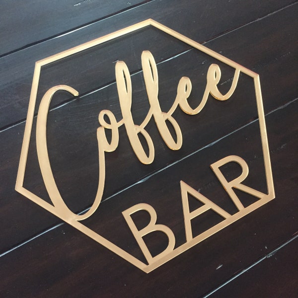 Coffee Bar Signs - Etsy