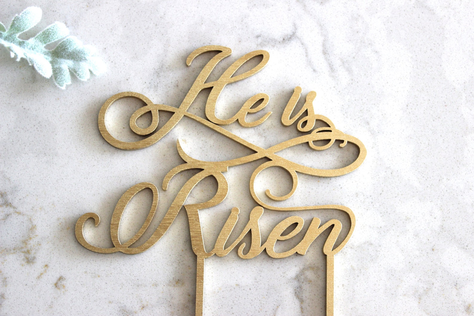 He is Risen Cake Topper // Easter Cake Topper // Easter - Etsy