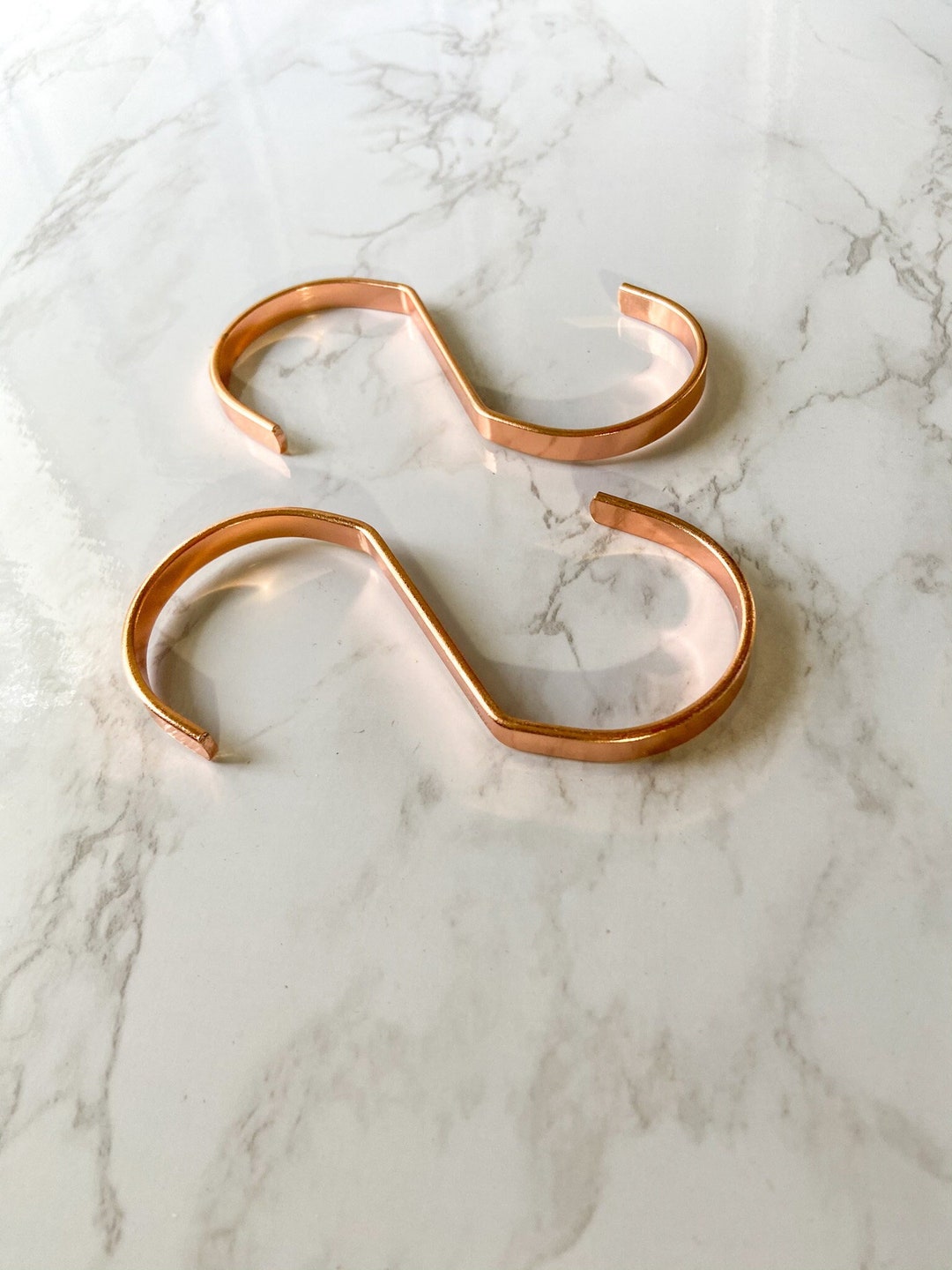 Copper "s" Hooks / Wedding Sign Hooks / Welcome Sign Hooks / Set of 2 ...