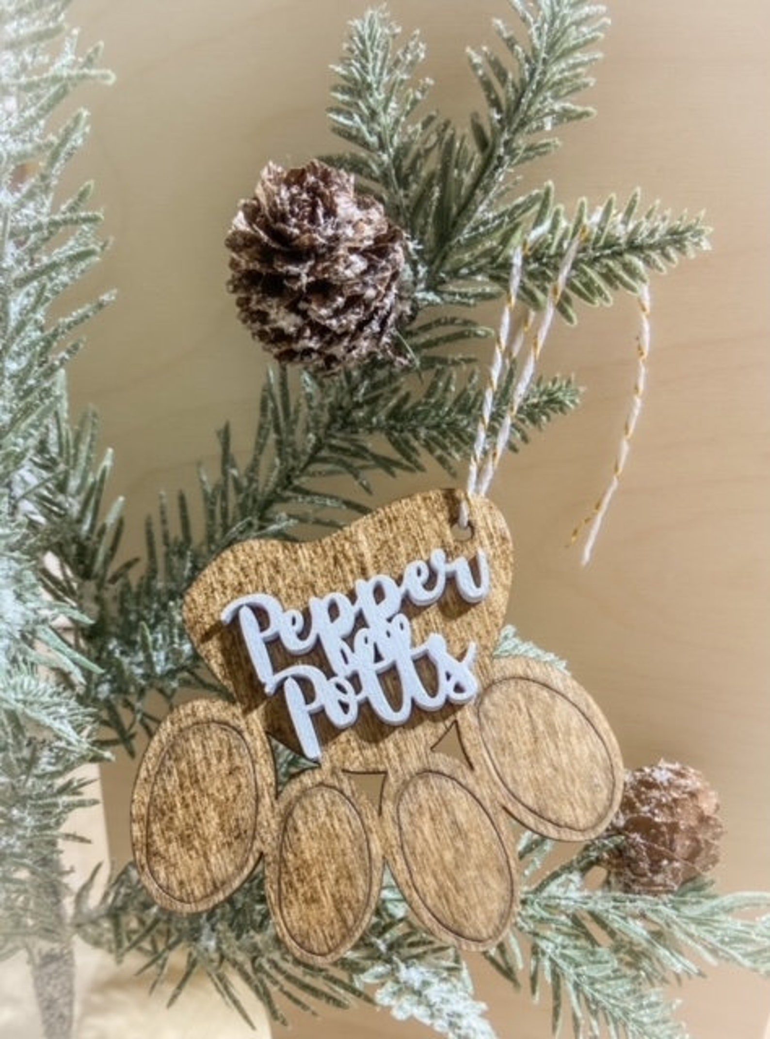 Custom Dog Stocking Hangers // Puppy Stocking Name Signs // | Etsy