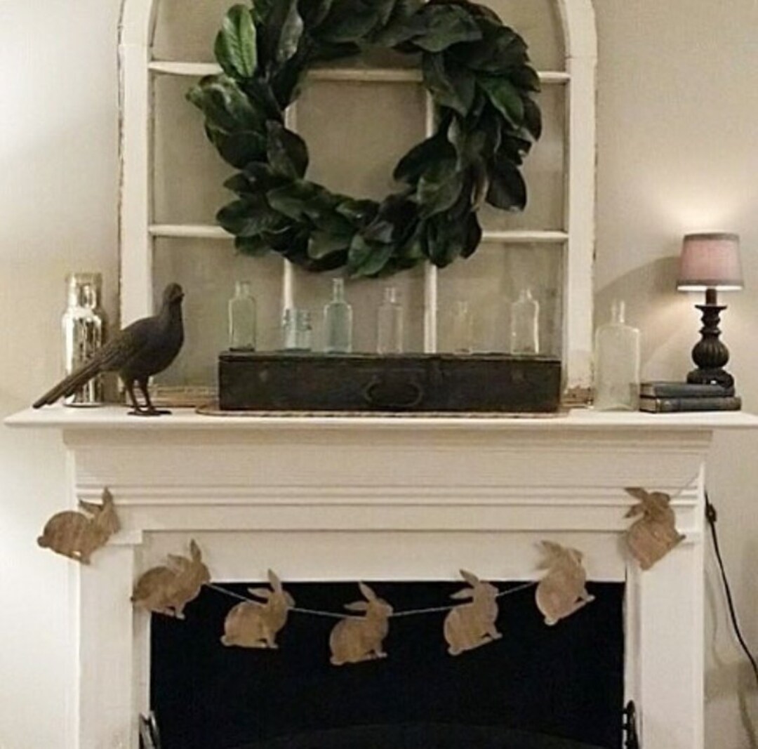 Rabbit Garland // Bunny Bunting // Bunny Banner // Bunny Garland ...