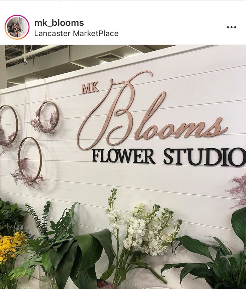 Rectangular Business Logo // Logo Signage // Logo Sign // - Etsy