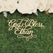 Custom God Bless Name Sign / God Bless Sign / Custom Name Sign / Custom ...