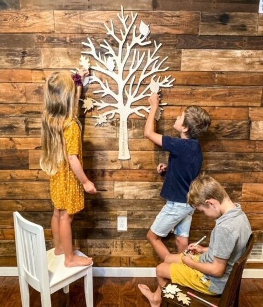 Thankful Tree Wall Cutout, Grateful Tree Leaves, Thankful Tree Craft ...
