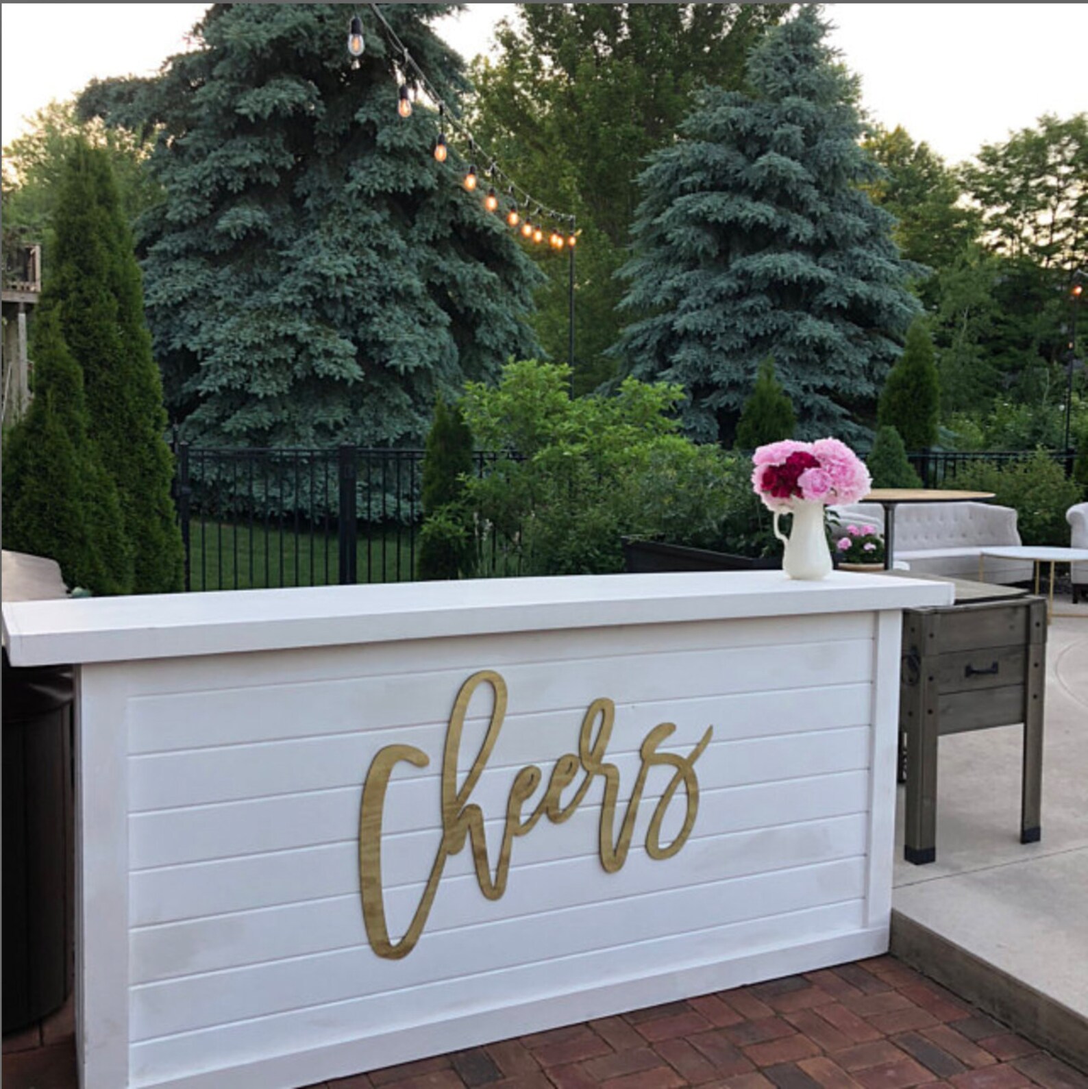 Cheers Sign // Wood Wedding Decor // Wedding Signs // Wedding - Etsy