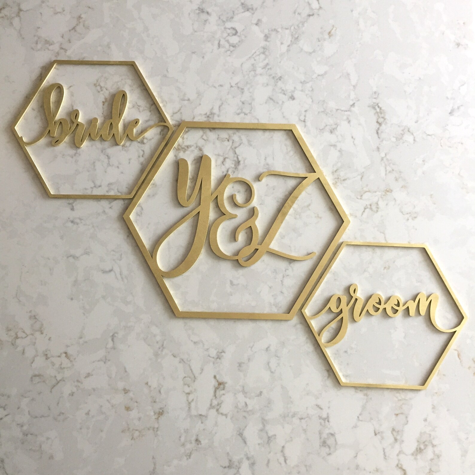 Geometric Chair Signs // Chair Signs // Wedding Decor // - Etsy