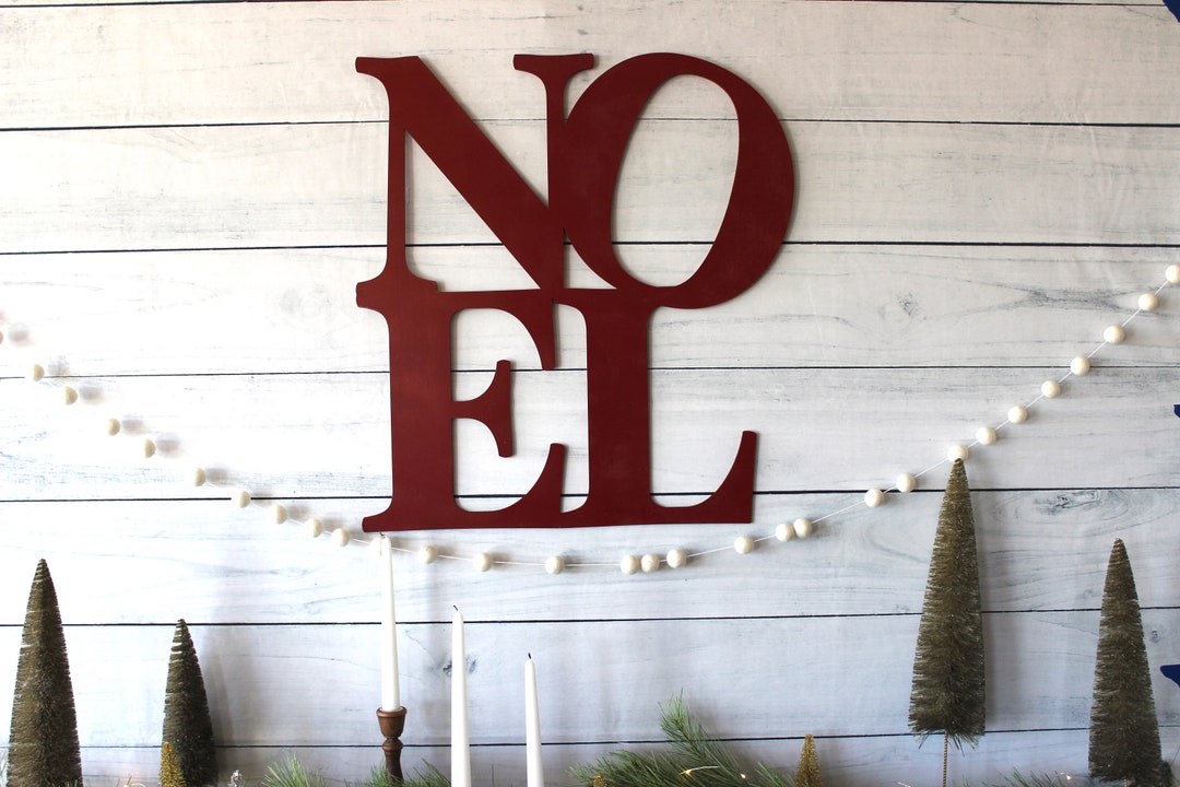 Noel Sign, Wood NOEL Sign, Christmas Decor, Holiday Decor, Rustic Wood ...