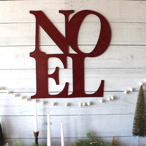 Noel Sign, Wood NOEL Sign, Christmas Decor, Holiday Decor, Rustic Wood ...