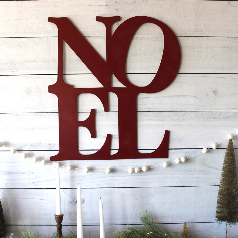 Noel Sign - Etsy