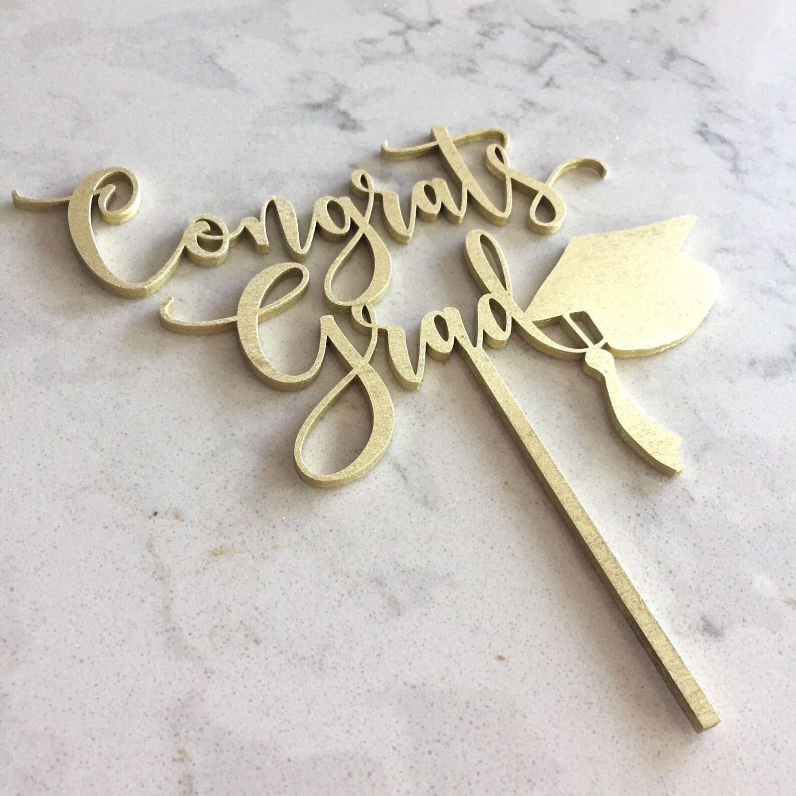 Graduation Cake Topper, Happy Graduation, Grad Topper, Congrats Grad ...