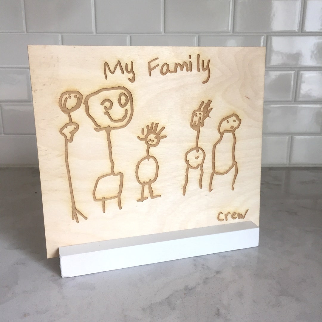 Kids Art Sign // Engraved Kids Art Sign // Home Decor //mother's Day ...