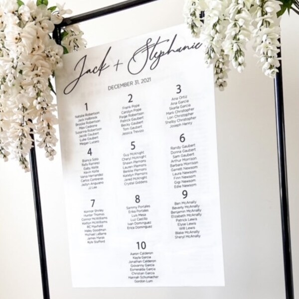 Escort Cards Sign - Etsy
