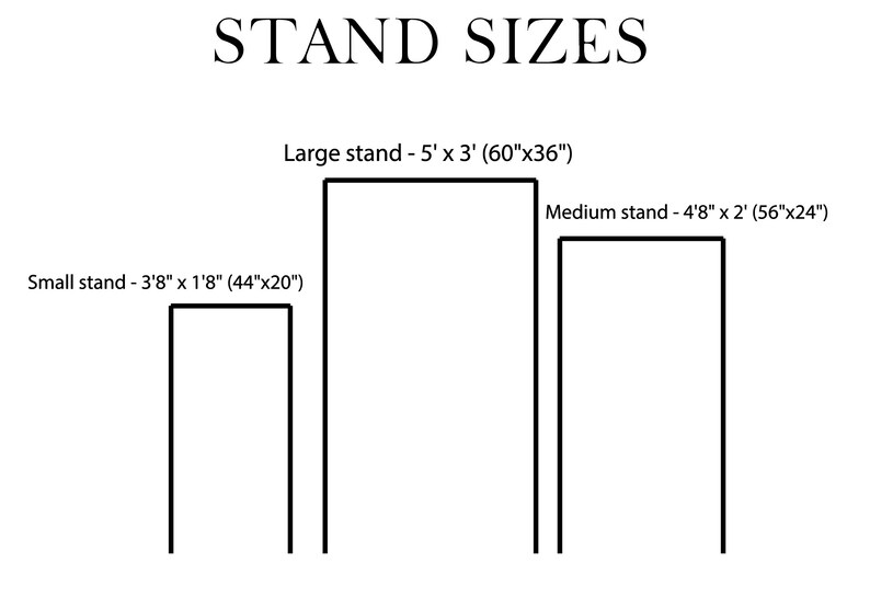 Black Stand Sign Holder Set, Wedding Sign Holder, Acrylic Sign Holder ...