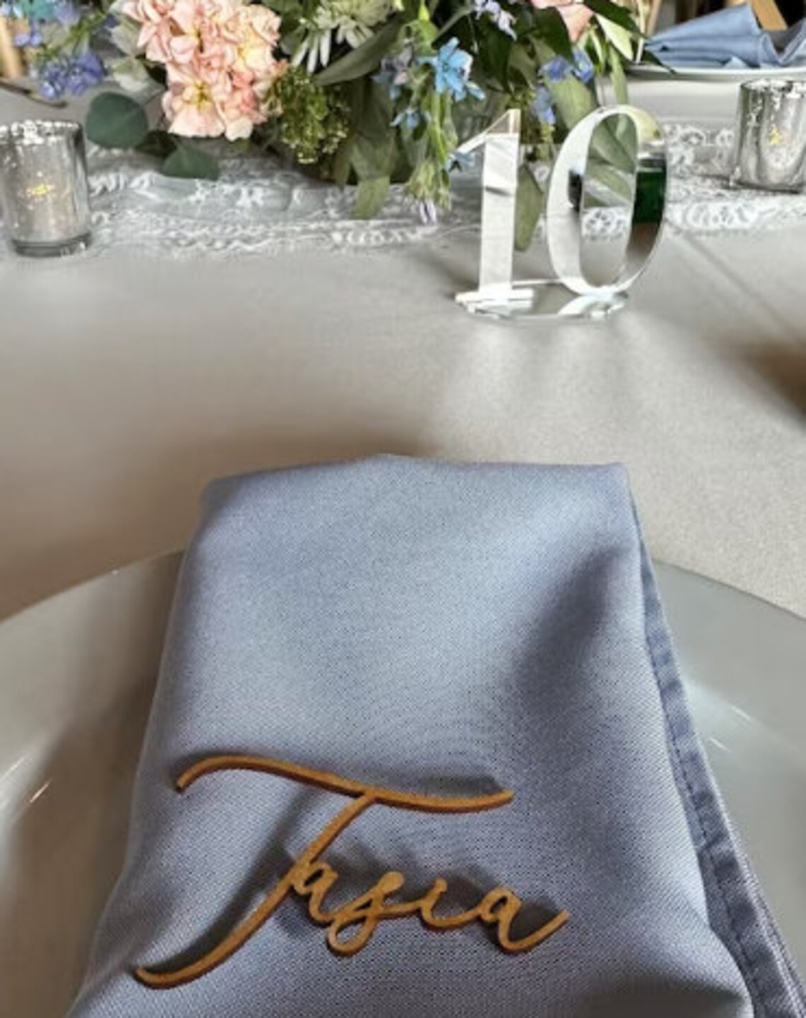Silver Wedding Table Numbers, Wedding Table Numbers With Base ...