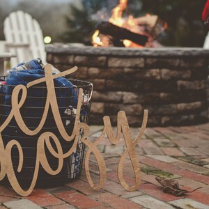 Get Cozy Sign, Wood Welcome Sign, Porch Decor, Welcome Decor, Rustic ...