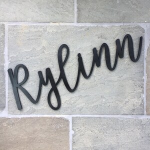 18" Laser Cut Custom Name Sign, Custom Name Sign, Baby Name Sign ...