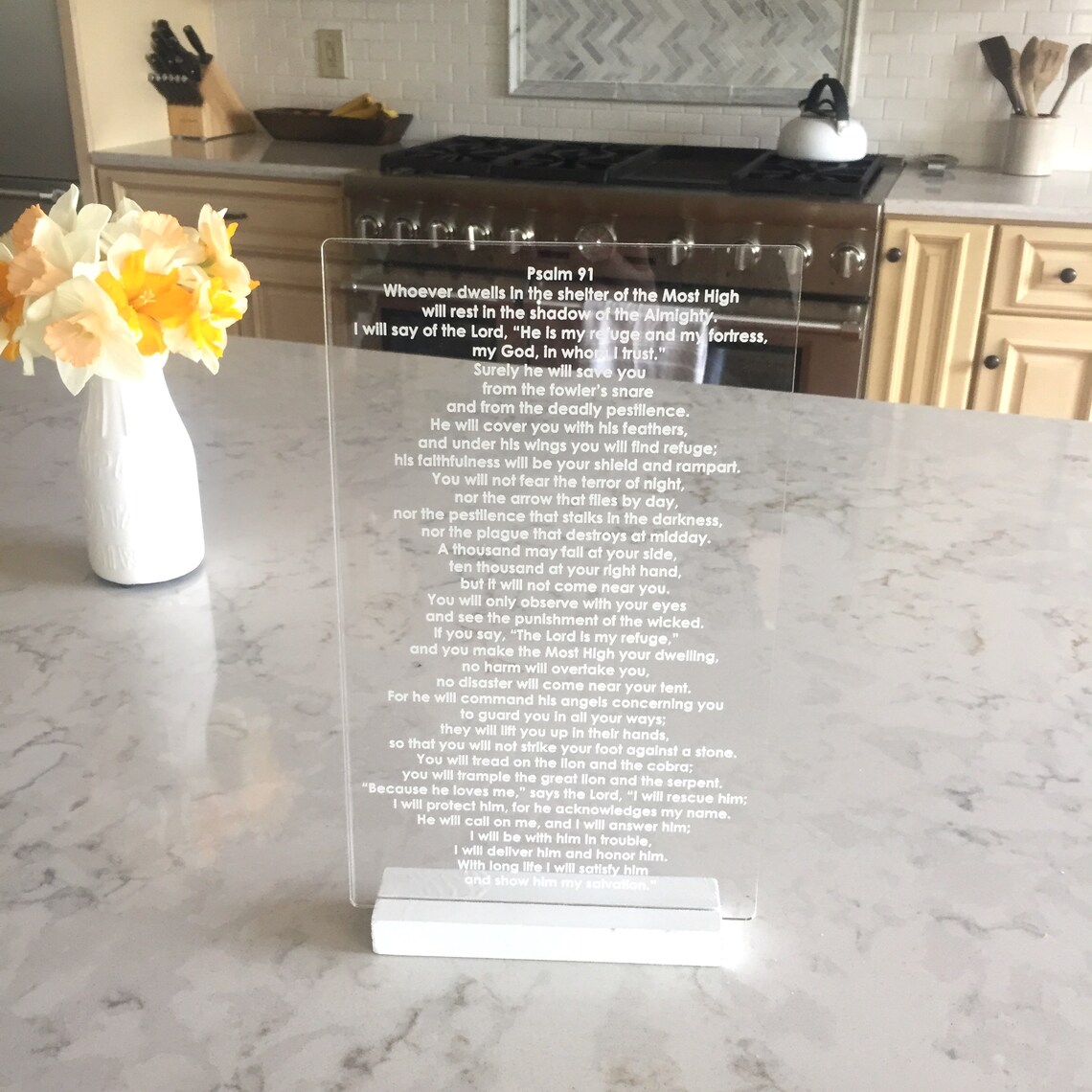 Psalm 91, Psalm 91 Plaque, Psalm 91 Engraved, Inspiration, Christian ...